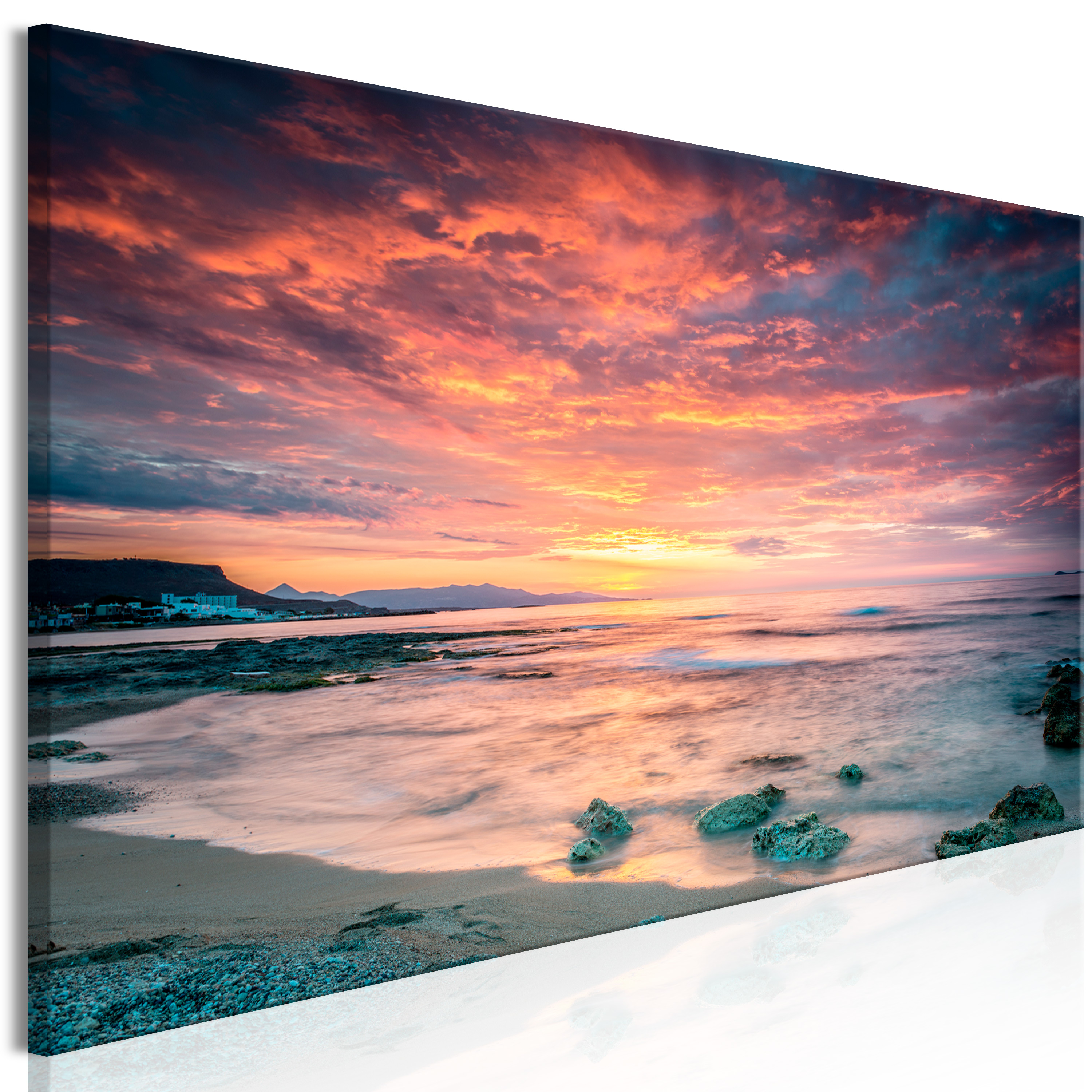 LANDSCHAFT MEER STRAND HIMMEL Wandbilder xxl Bilder Vlies Leinwand c-A-0049-b-b | eBay