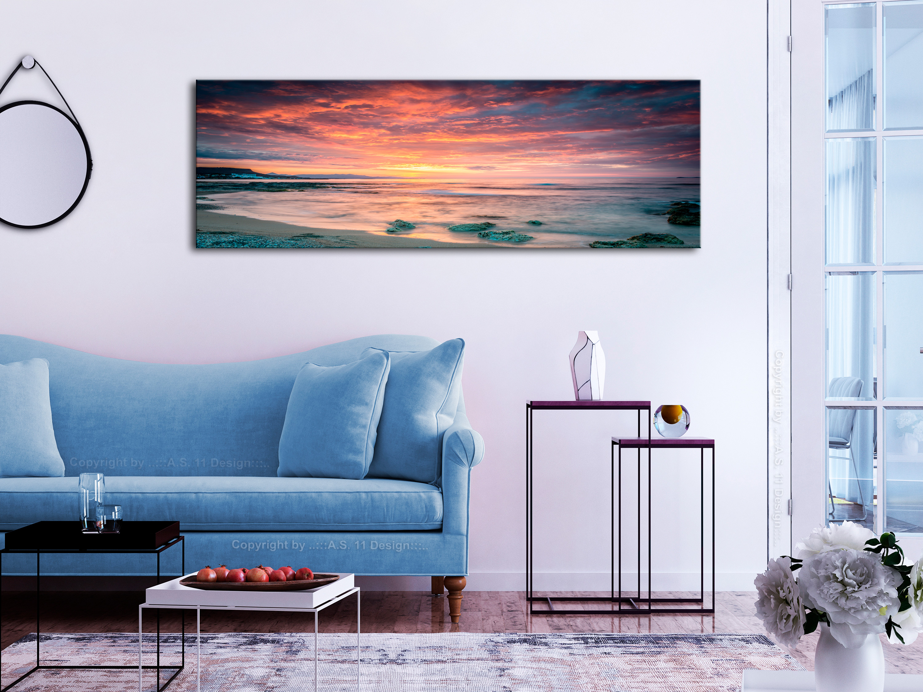 LANDSCHAFT MEER STRAND HIMMEL Wandbilder xxl Bilder Vlies Leinwand c-A-0049-b-b | eBay