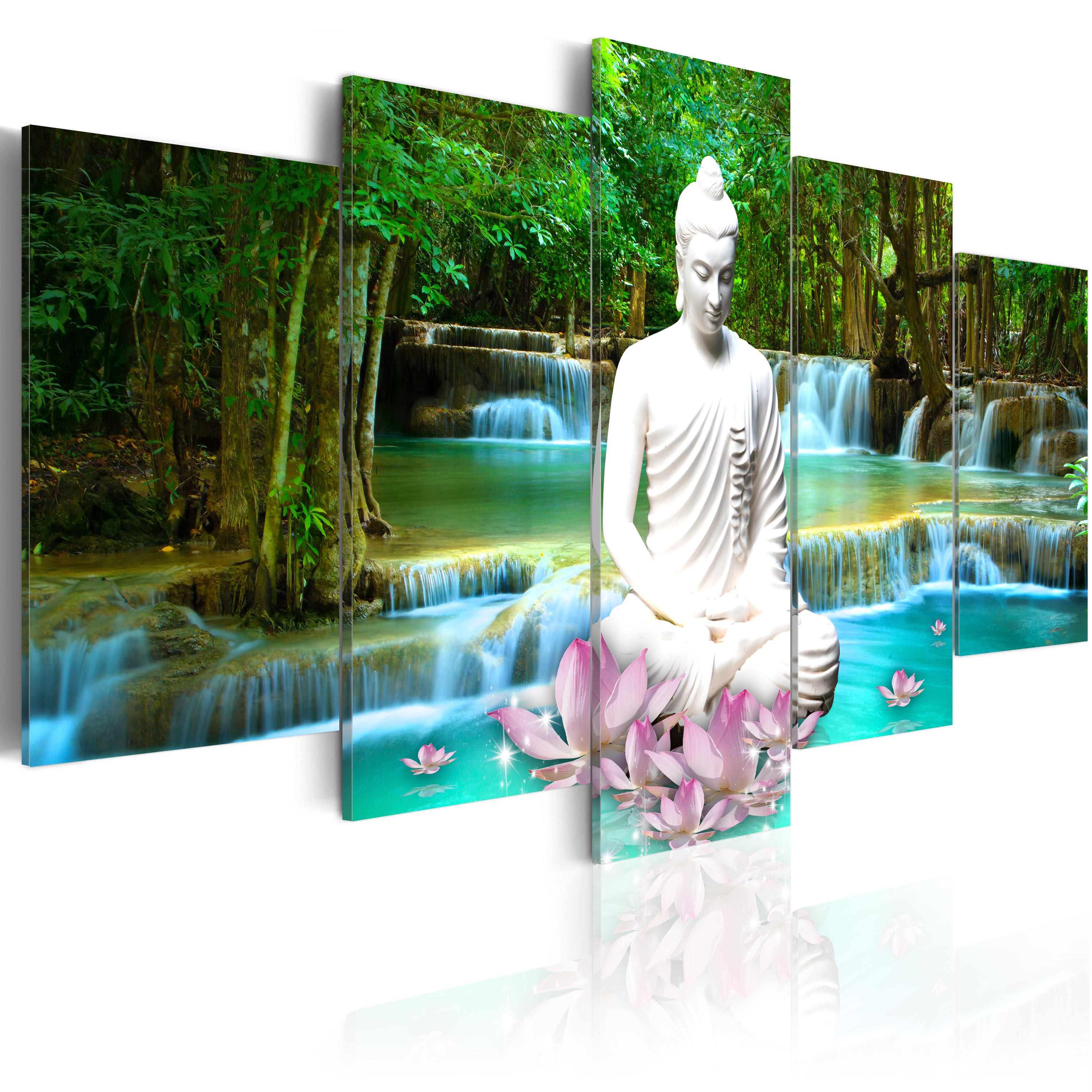 Canvas Print Buddha Framed Wall Art Picture Photo Image h-C-0048-b-n | eBay