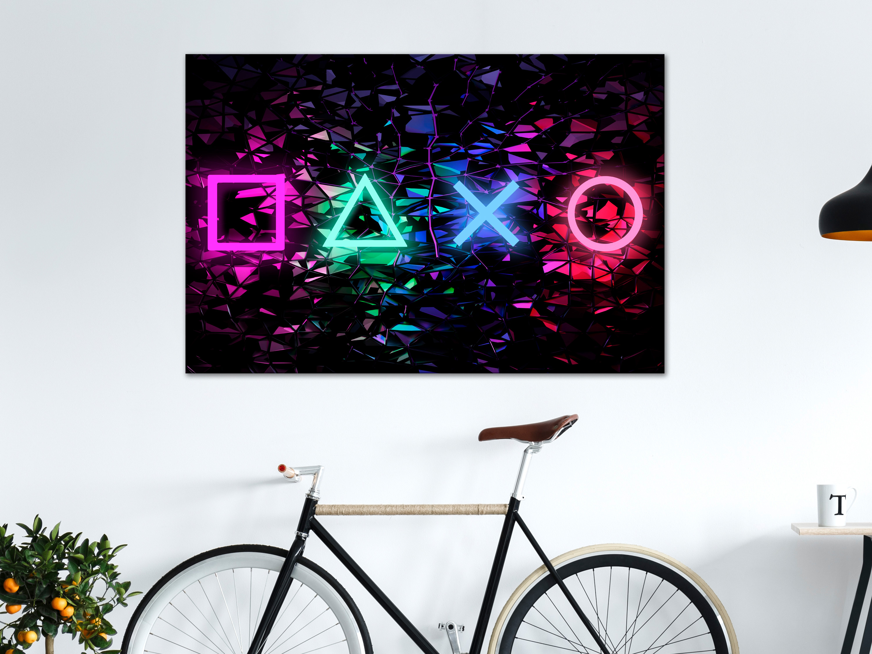 GAMERS CONSOLE Canvas Print Framed Wall Art Picture Photo Image i-A ...